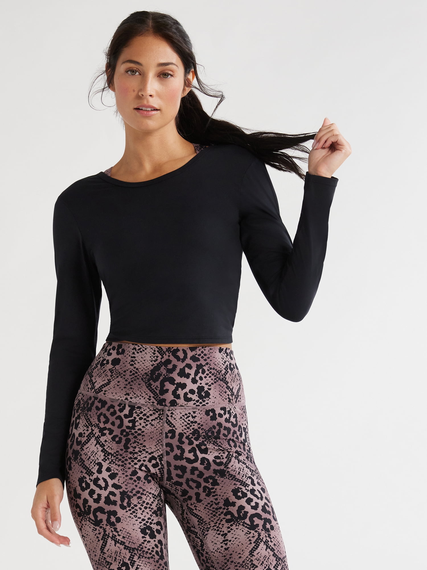 Sofia Active Women's Super Soft Twist Back Top, Sizes XS-2XL - Walmart.com