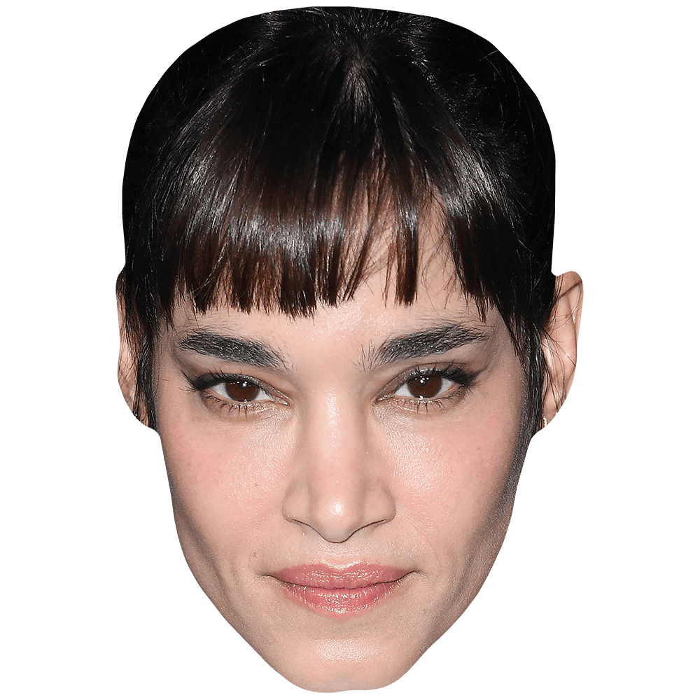 Sofia Boutella (Eyeliner) Celebrity Mask, Flat Card Face, Fancy Dress ...