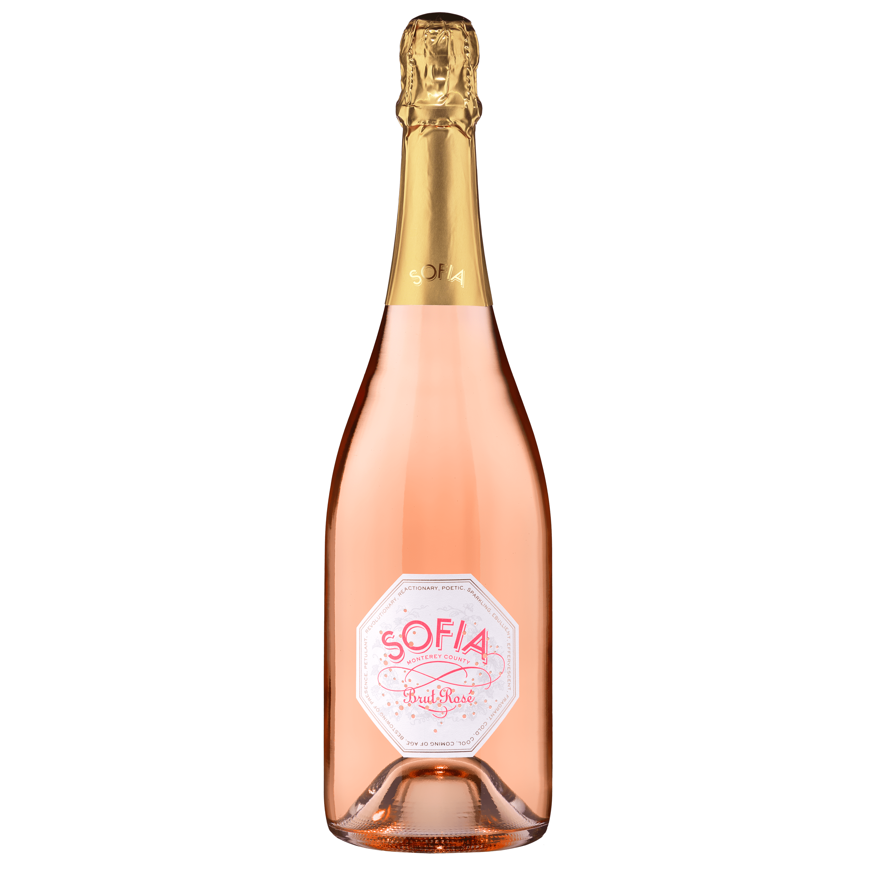 Sofia Brut Rose Sparkling Wine, California, 750mL - Walmart.com