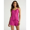 Sofia Intimates Women's and Plus Modal Cami and Shorts Pajama Set, 2 ...