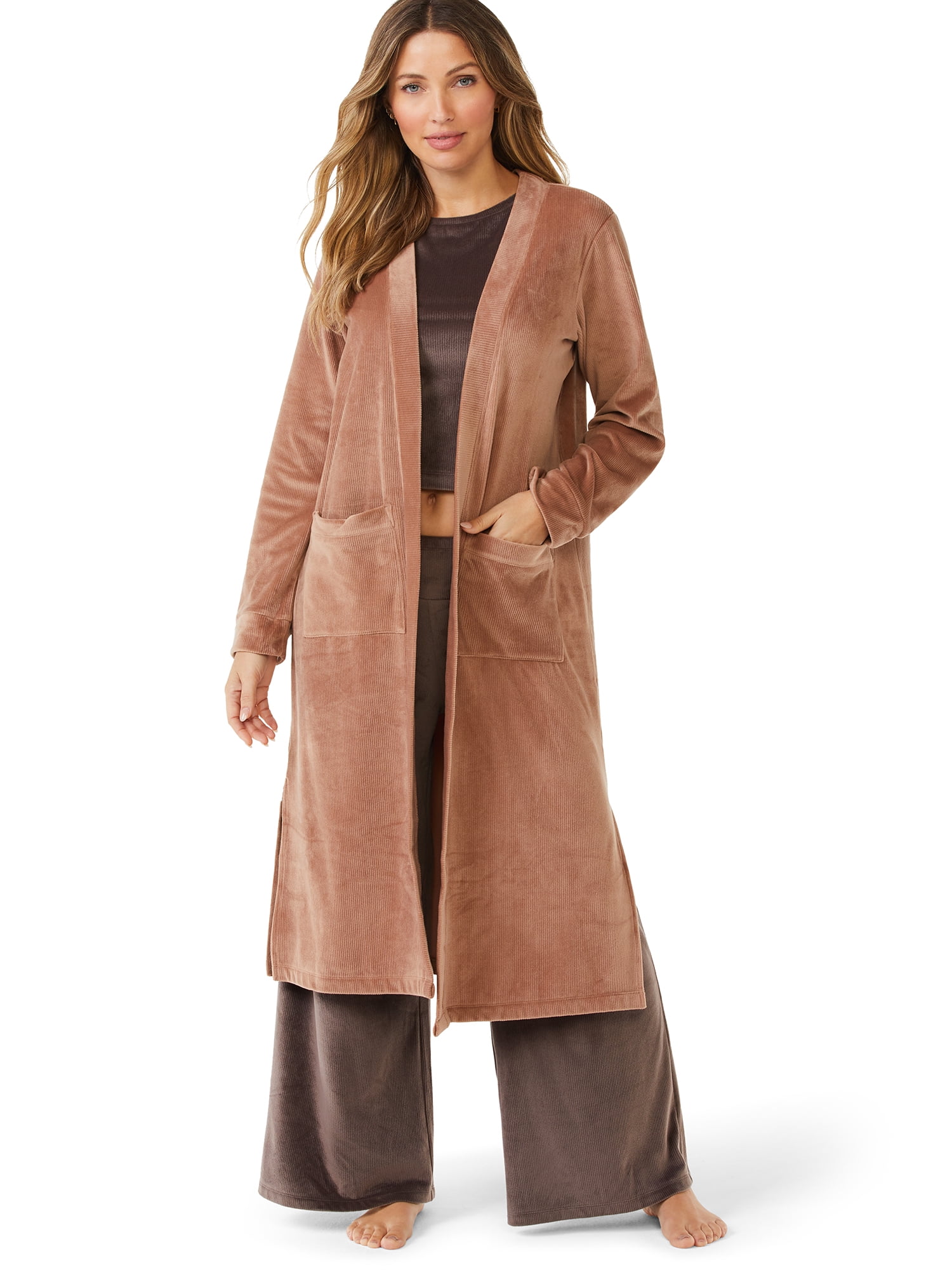 Sofia Intimates by Sofia Vergara Women's and Women's Plus Size Velour ...