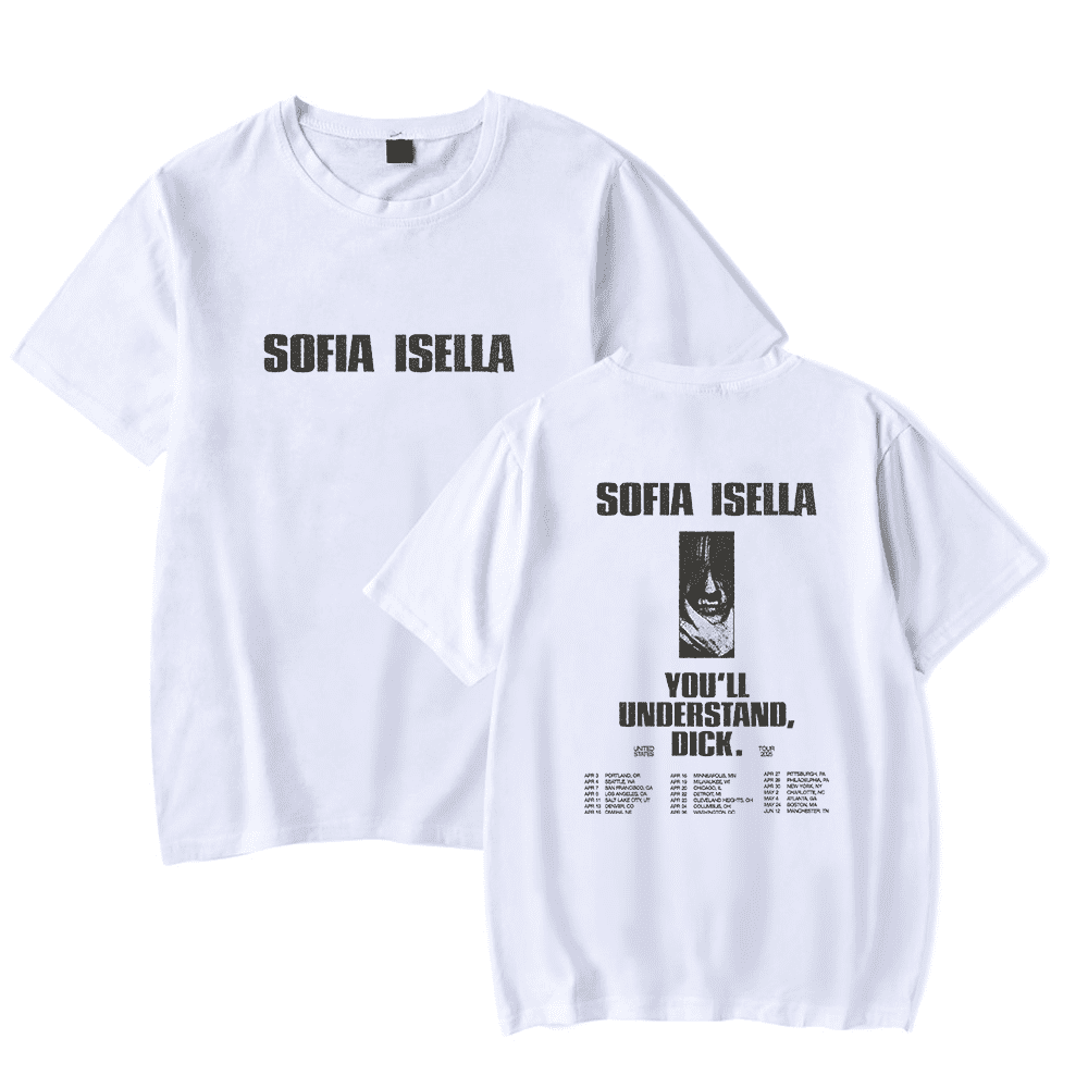 Sofia Isella Merch You'll Understand D Tour T-shirt pure cotton short ...