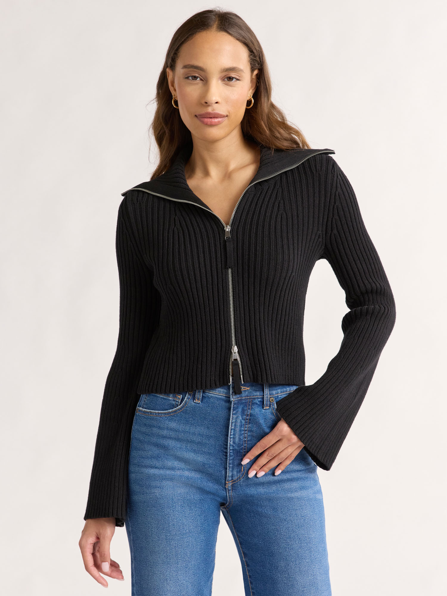 WIDE COLLAR ZIP CAR - Walmart.com