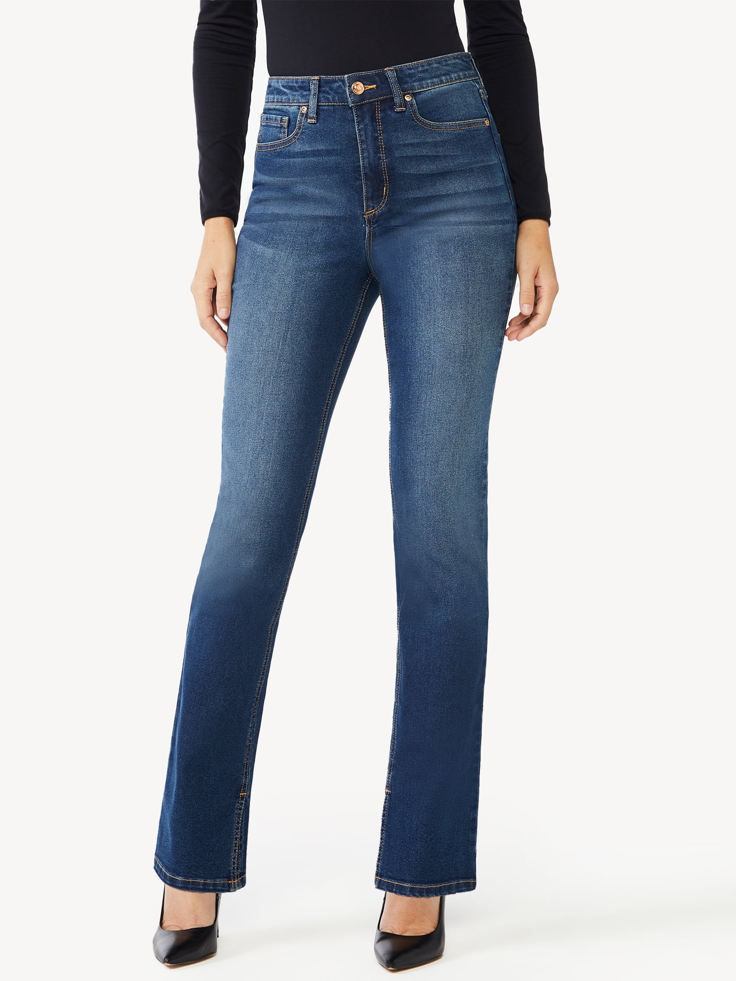 Sofia Jeans by Sofia Vergara Women's Slim High Rise Stretch Jeans with ...