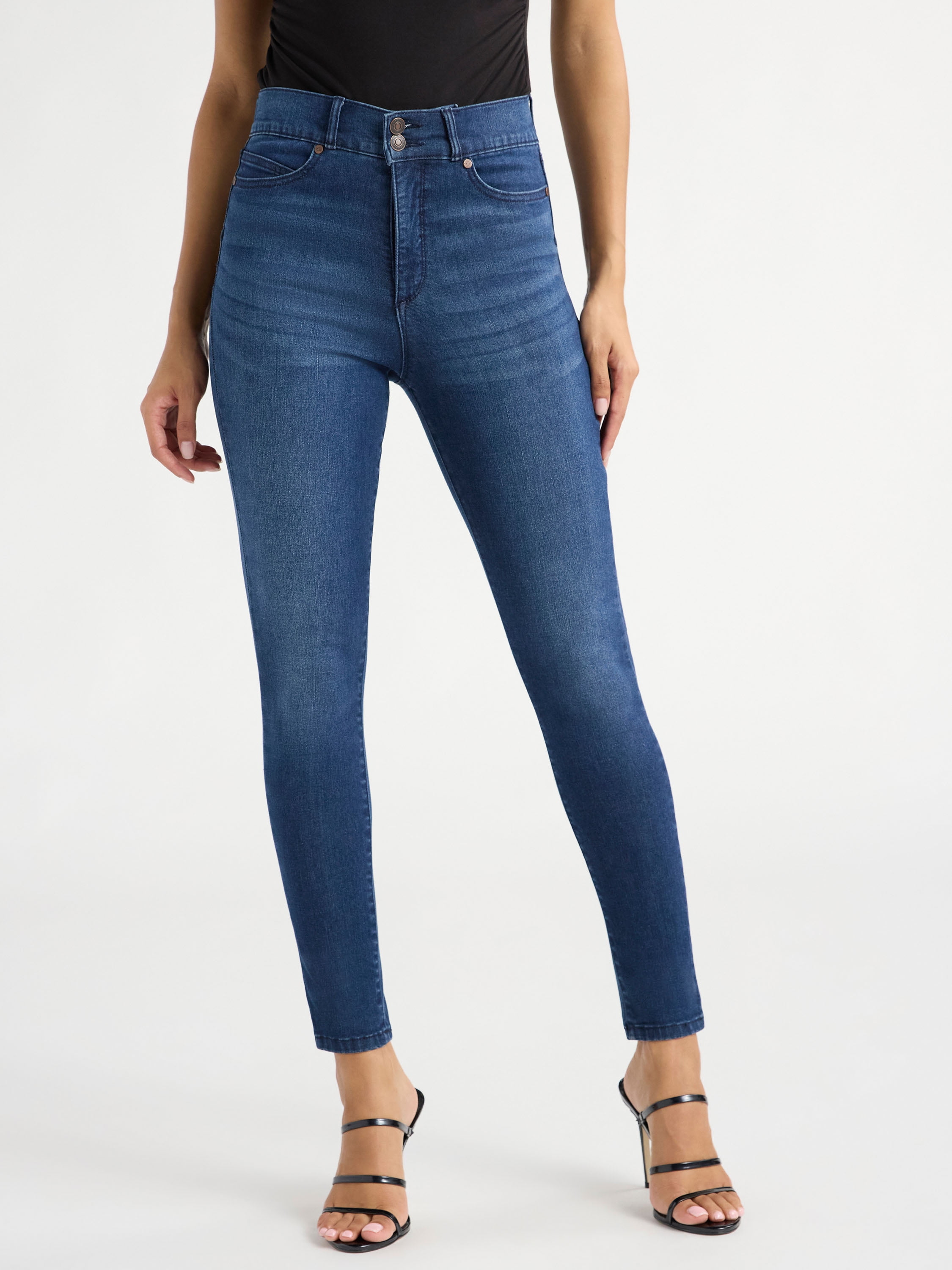 Sofia Jeans Women's and Women's Plus Eva Contouring Skinny High Rise ...