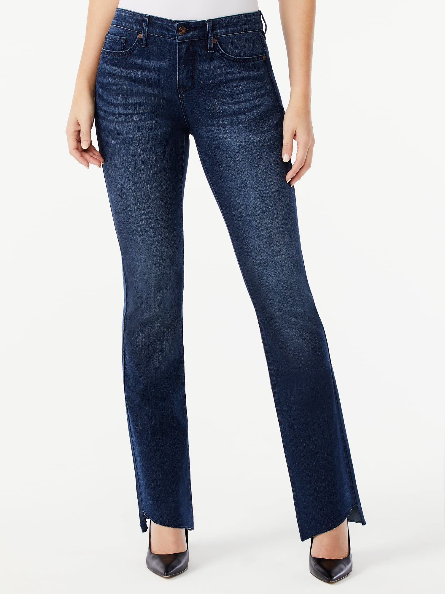 Sofia Jeans Women's Marisol Bootcut High Rise Step Hem Jeans - Walmart.com