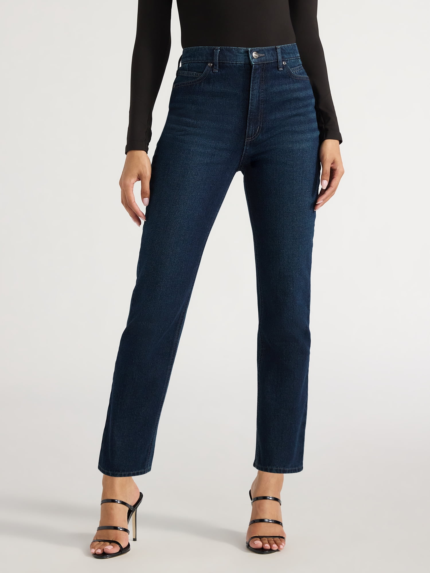 Sofia Jeans Paloma Slim Straight Super High Rise Jeans - Inseam ...