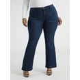 Sofia Jeans Women's Plus Melisa Mega Flare Jeans, 32.5" Inseam, Sizes ...