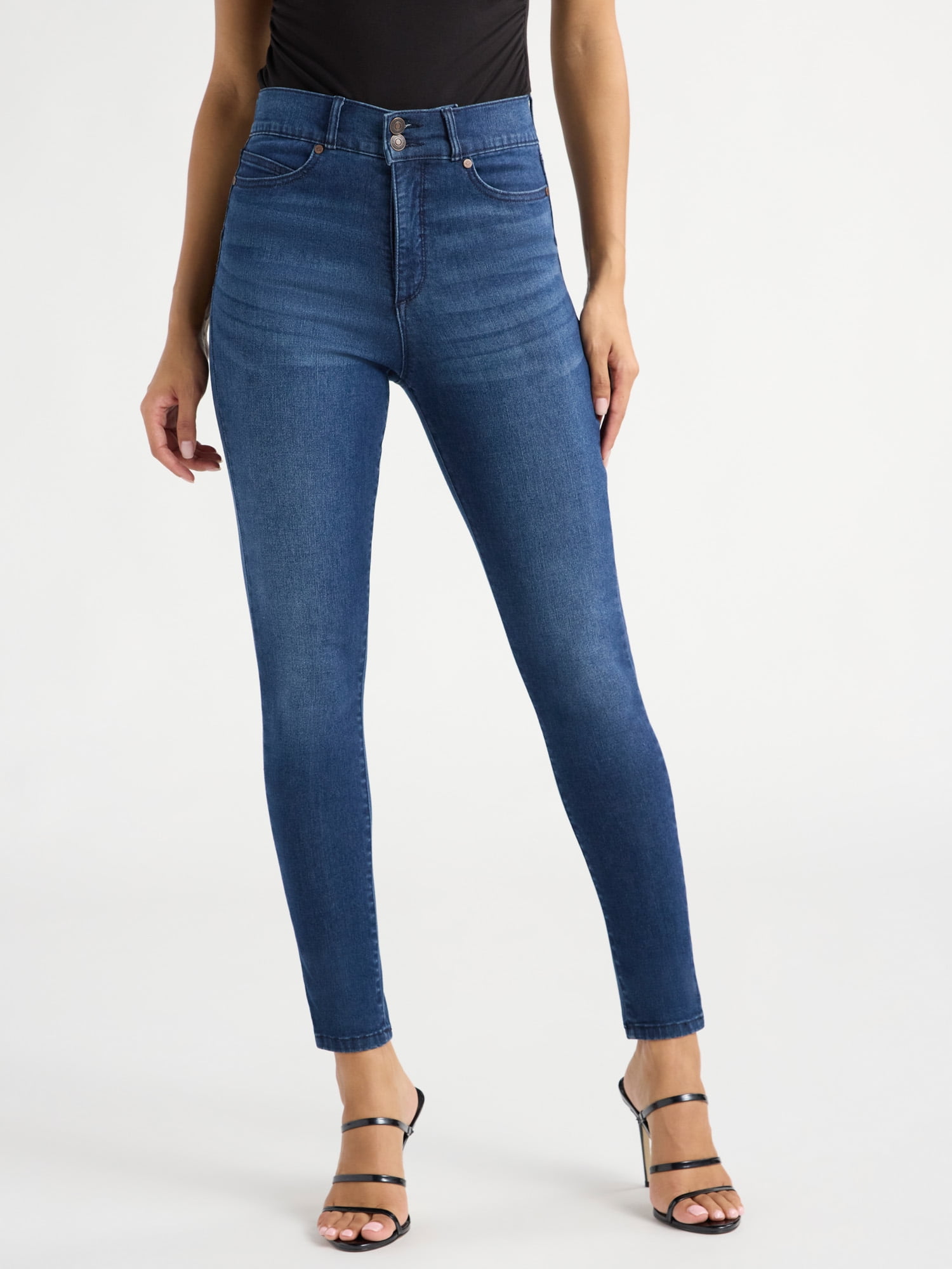 Sofia Jeans Women's and Women's Plus Eva Contouring Skinny High Rise ...