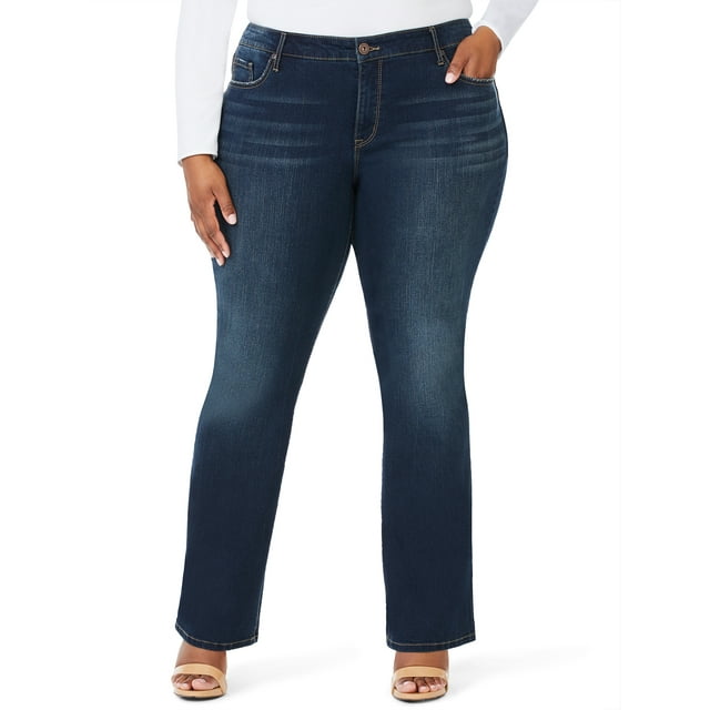 Sofia Jeans Women's Plus Size Marisol Curvy Bootcut Mid-Rise Jeans ...
