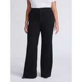 Sofia by Sofia Vergara Women's and Women's Plus Trouser Flare High Rise ...