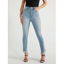 Shop Time and Tru Women's High Rise Skinny Jeans, 29" Inseam for ...