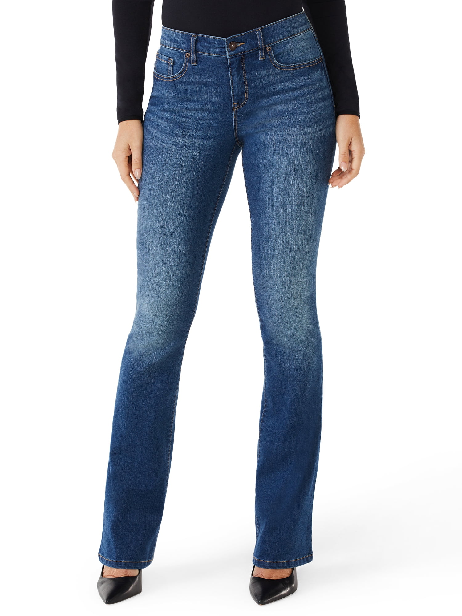 Sofia Jeans by Sofia Vergara Marisol Bootcut Mid-Rise Stretch Women's ...