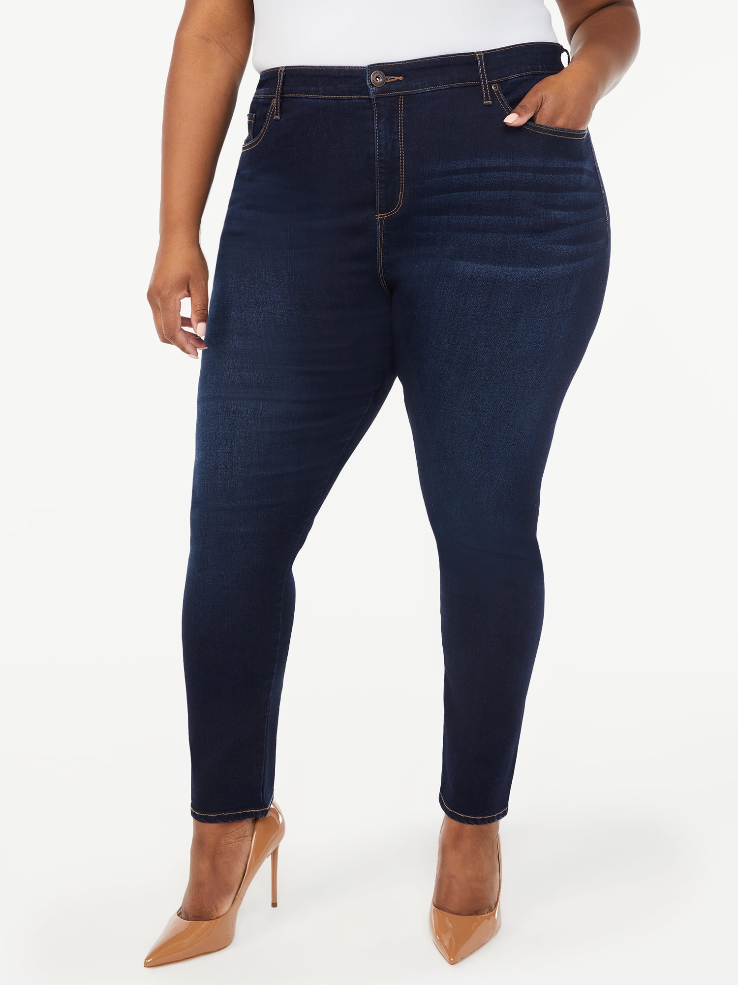 Sofia Jeans by Sofia Vergara Women’s Plus Size Super High Rise Seamless ...