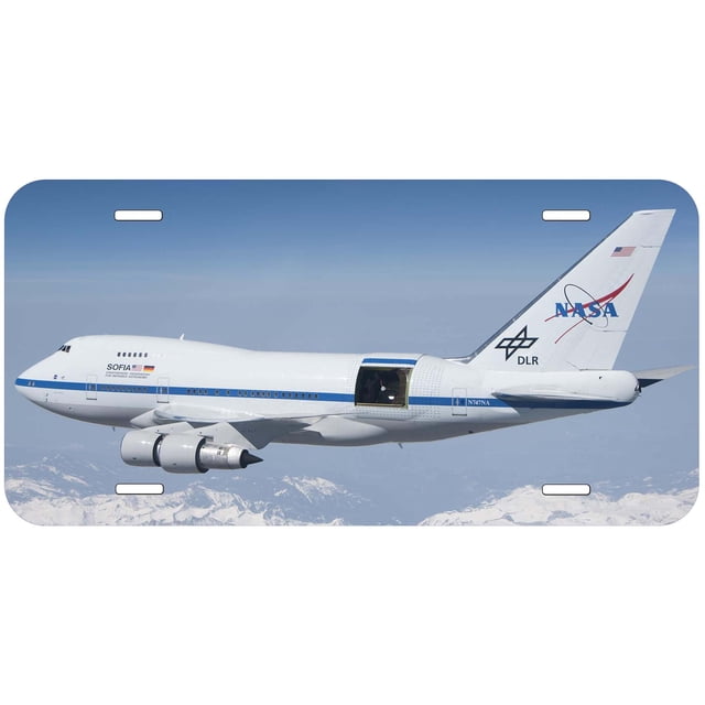 Sofia Nasa Airplane Novelty Car Auto License Plate - Walmart Business ...