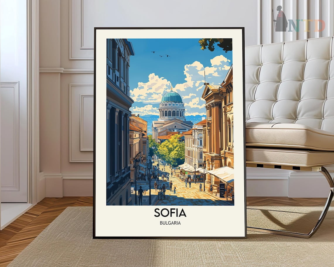 Sofia Print, Sofia Poster, Sofia Wall Art, Sofia Travel, Sofia Art Print, Sofia Artwork, Sofia ...