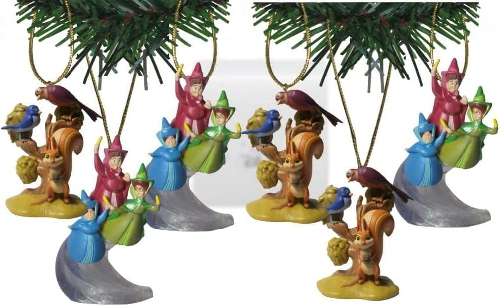 Sofia The First Flora, Fauna & Merryweather and Squirrel/Birds 6 pc ...