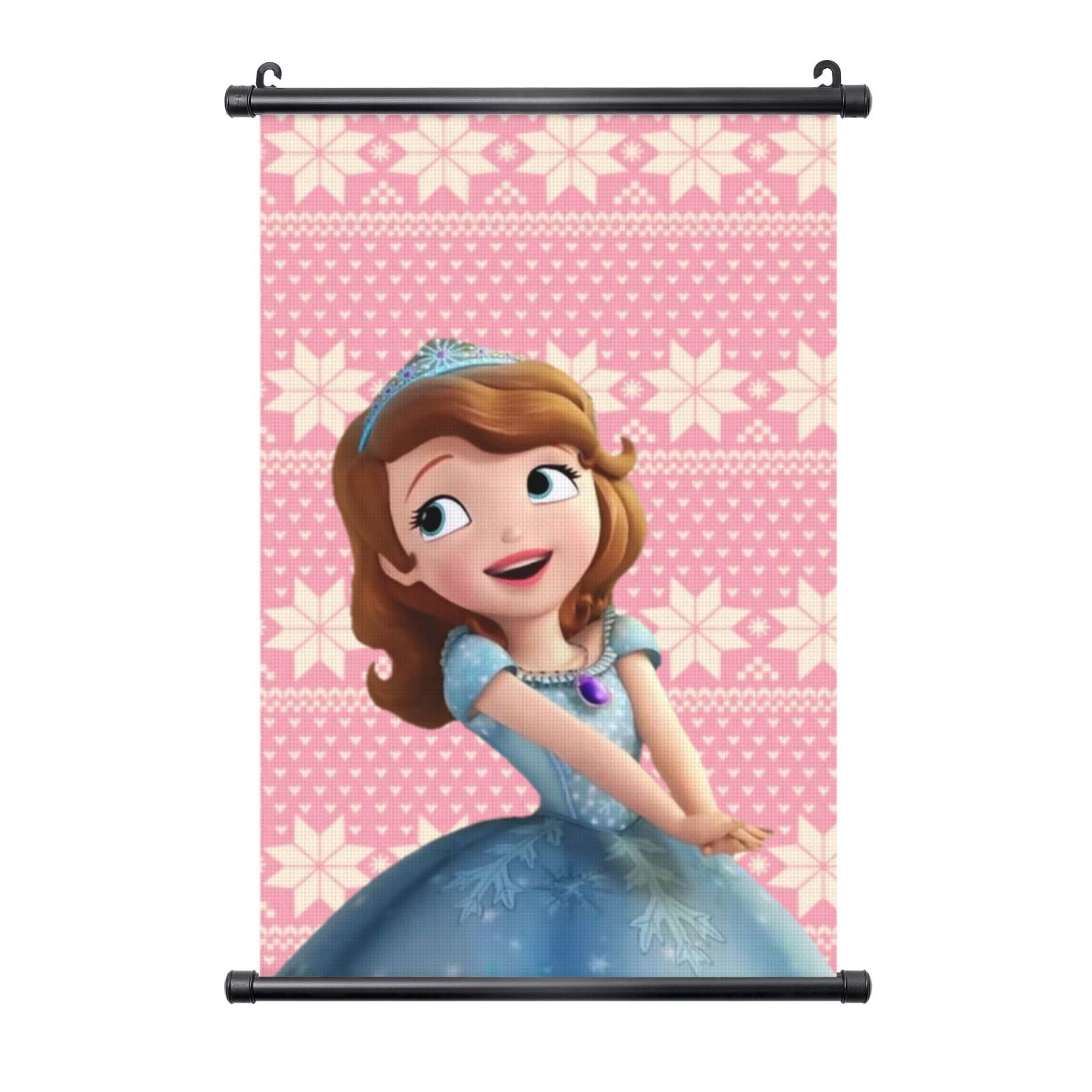 Sofia The First Hanging Poster, Black Plastic Shaft Wall Hanging ...