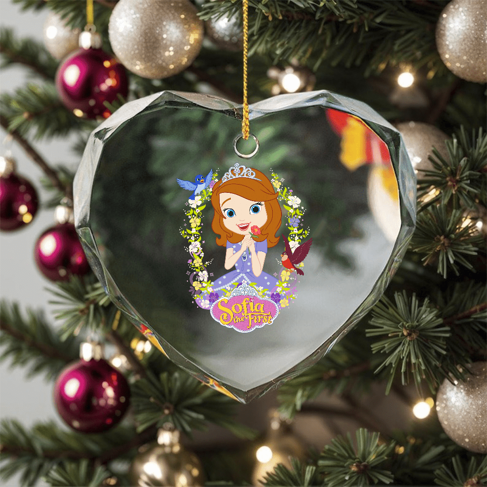 Sofia The First Sofia Flower Border Ornament, Keepsake Decor, Crystal ...