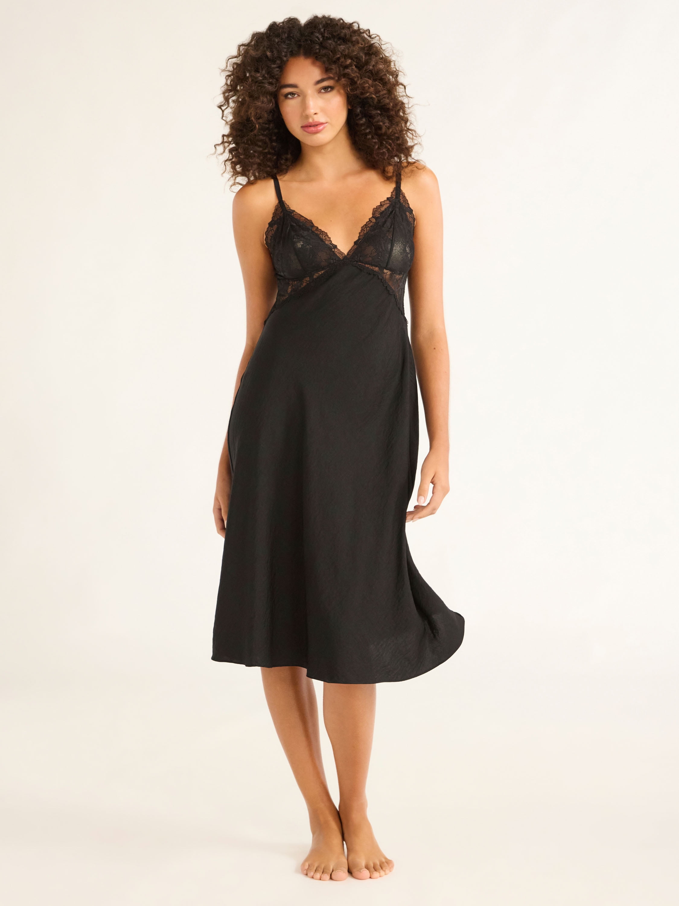 Sofia Intimates Women's Satin Gown, Sizes XS-3X - Walmart.com