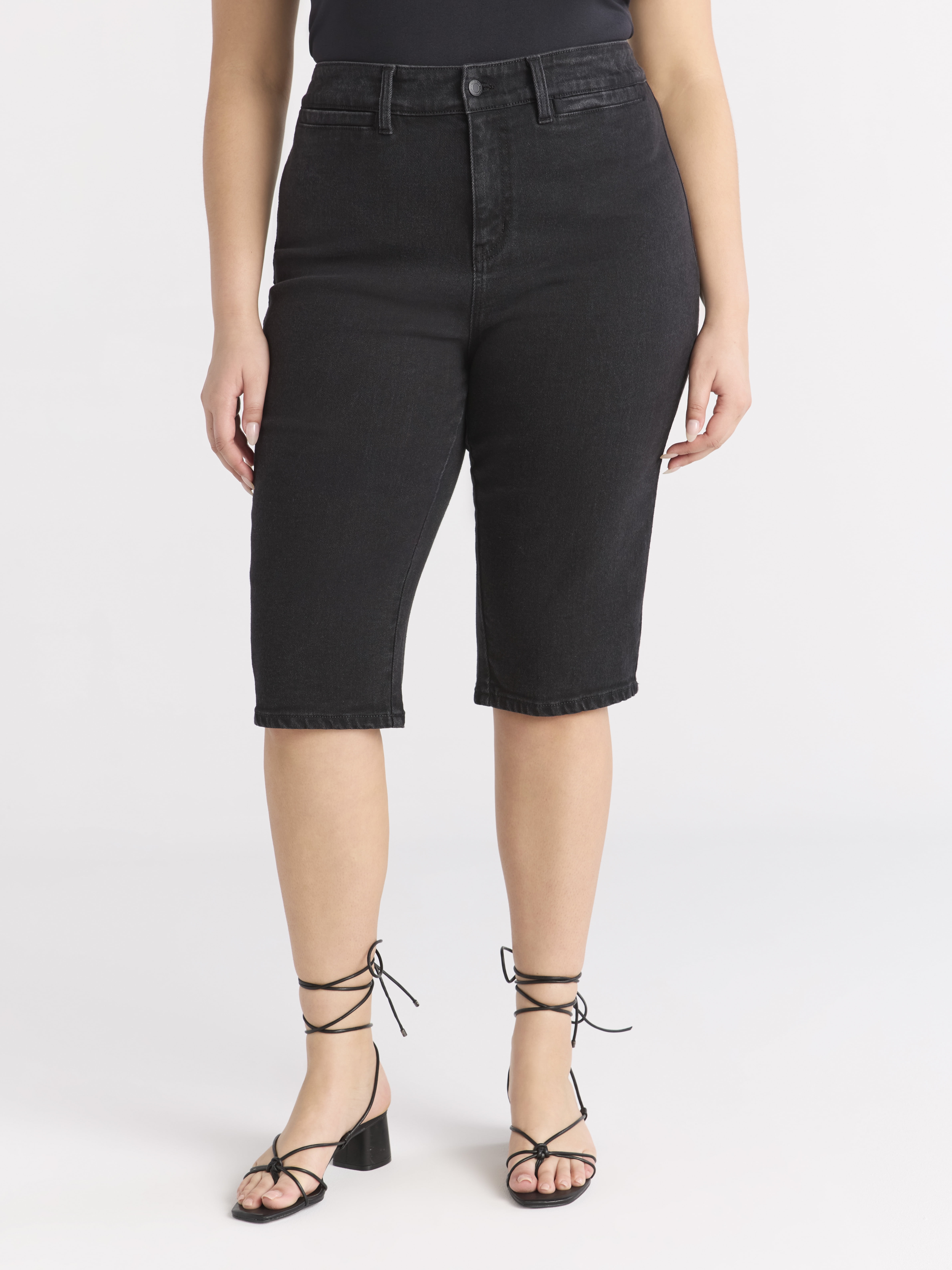 Sofia Women's Denim Trouser Capri, Sizes 0-18 - Walmart.com