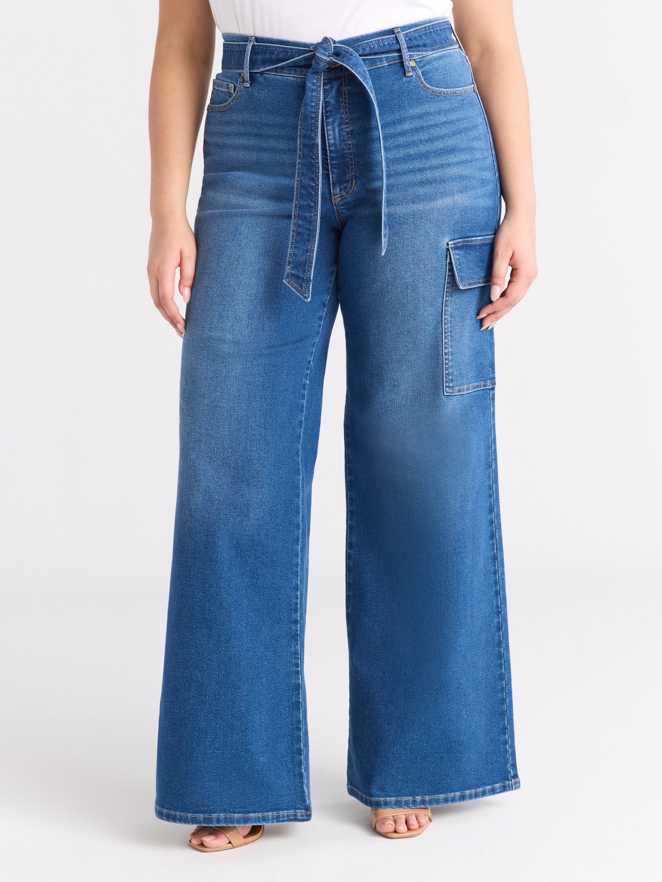 Sofia by Sofia Vergara Women's and Women's Plus Margot Wide Leg High ...