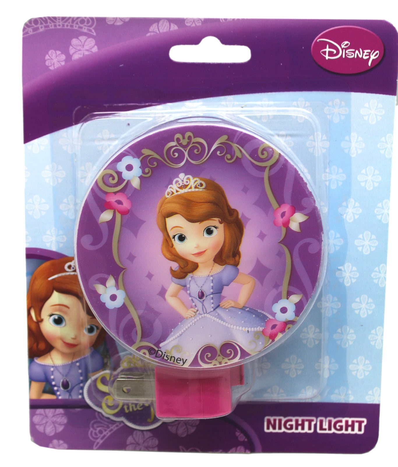 Sofia the First Violet Floral Arrangement Shade Nightlight - Walmart.com