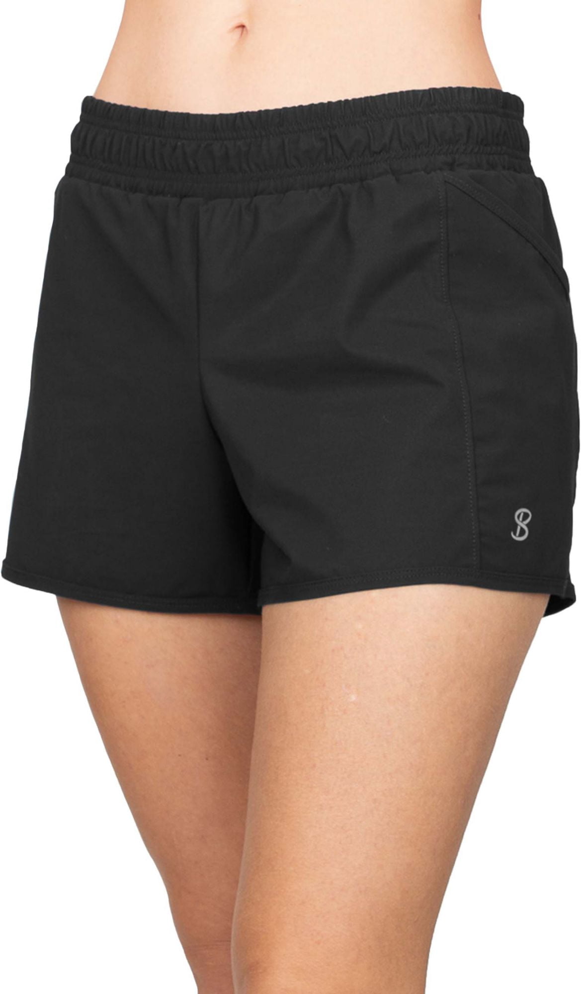Sofibella Women's UV Staples Athletic Tennis Shorts (Black, XS ...