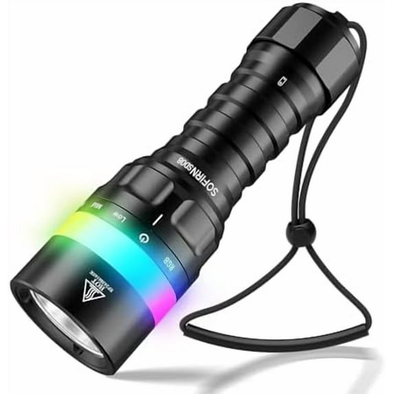 Sofirn SD08 Diving Light, 3200lm Bright Scuba Diving Flashlight, IPX8 ...