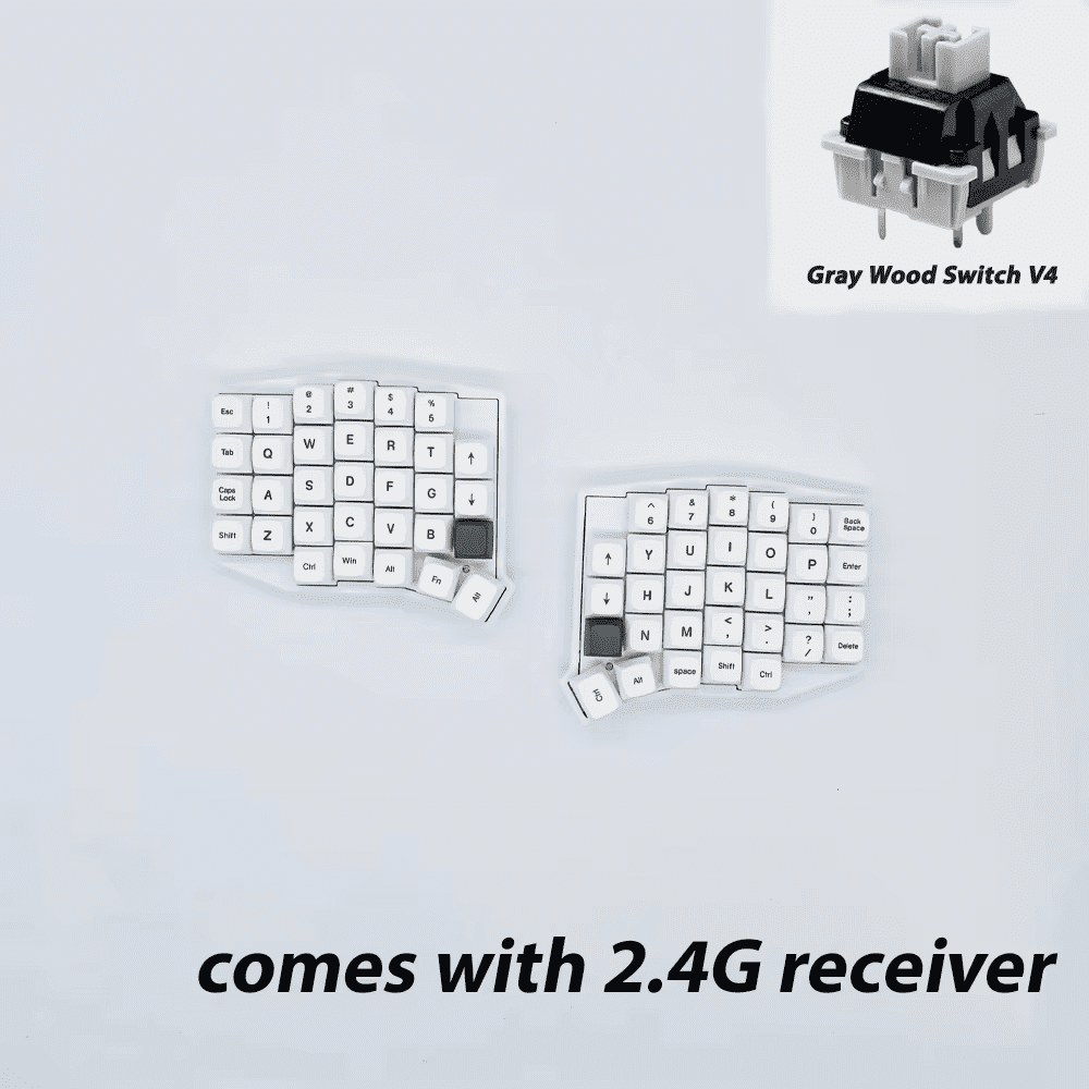 Sofle Split Keyboard 2.4G Wireless Hotswap VIAL Ergonomics Sofle Split ...