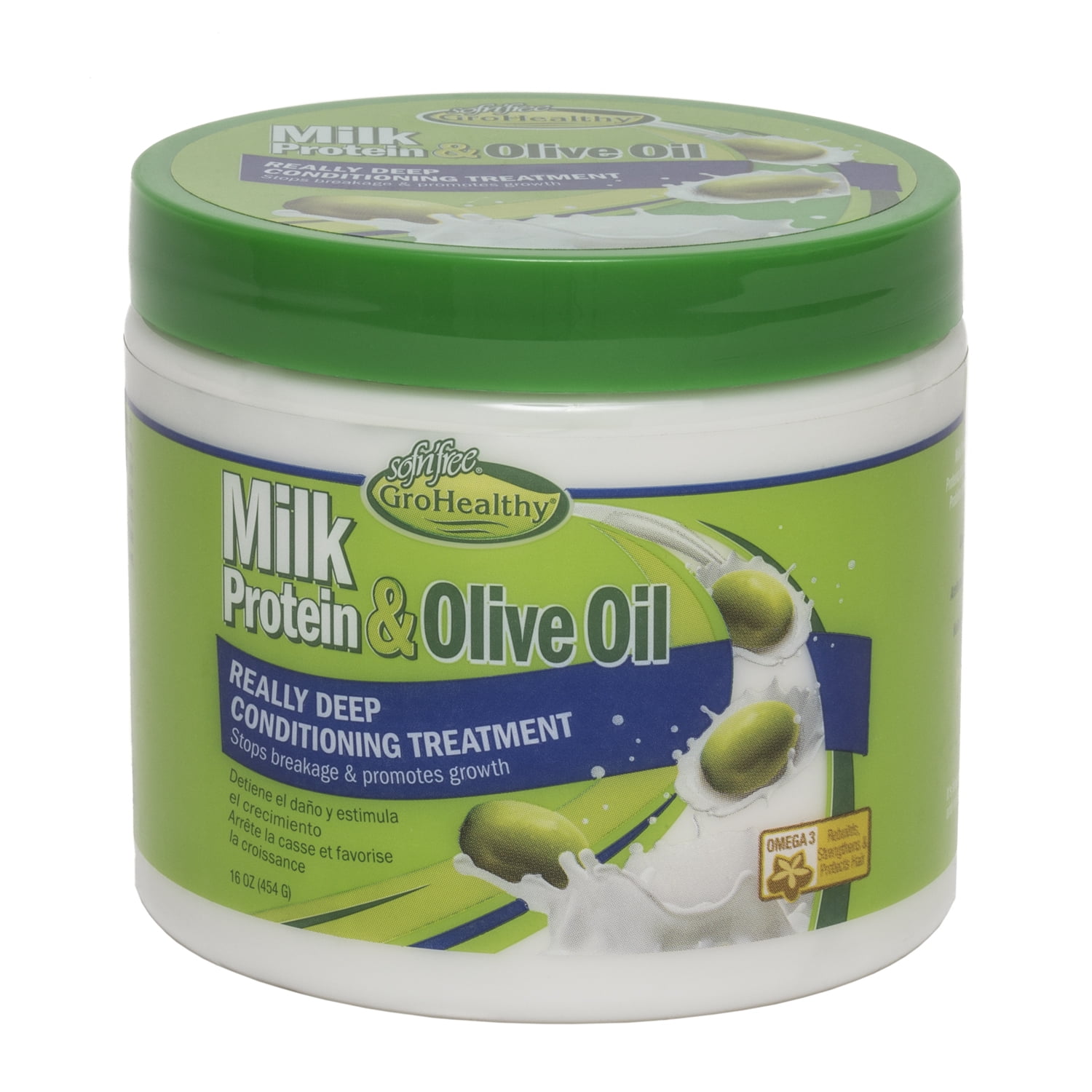 Sofn'Free Milk Protein & Olive Oil Really Deep Conditioning Treatment ...