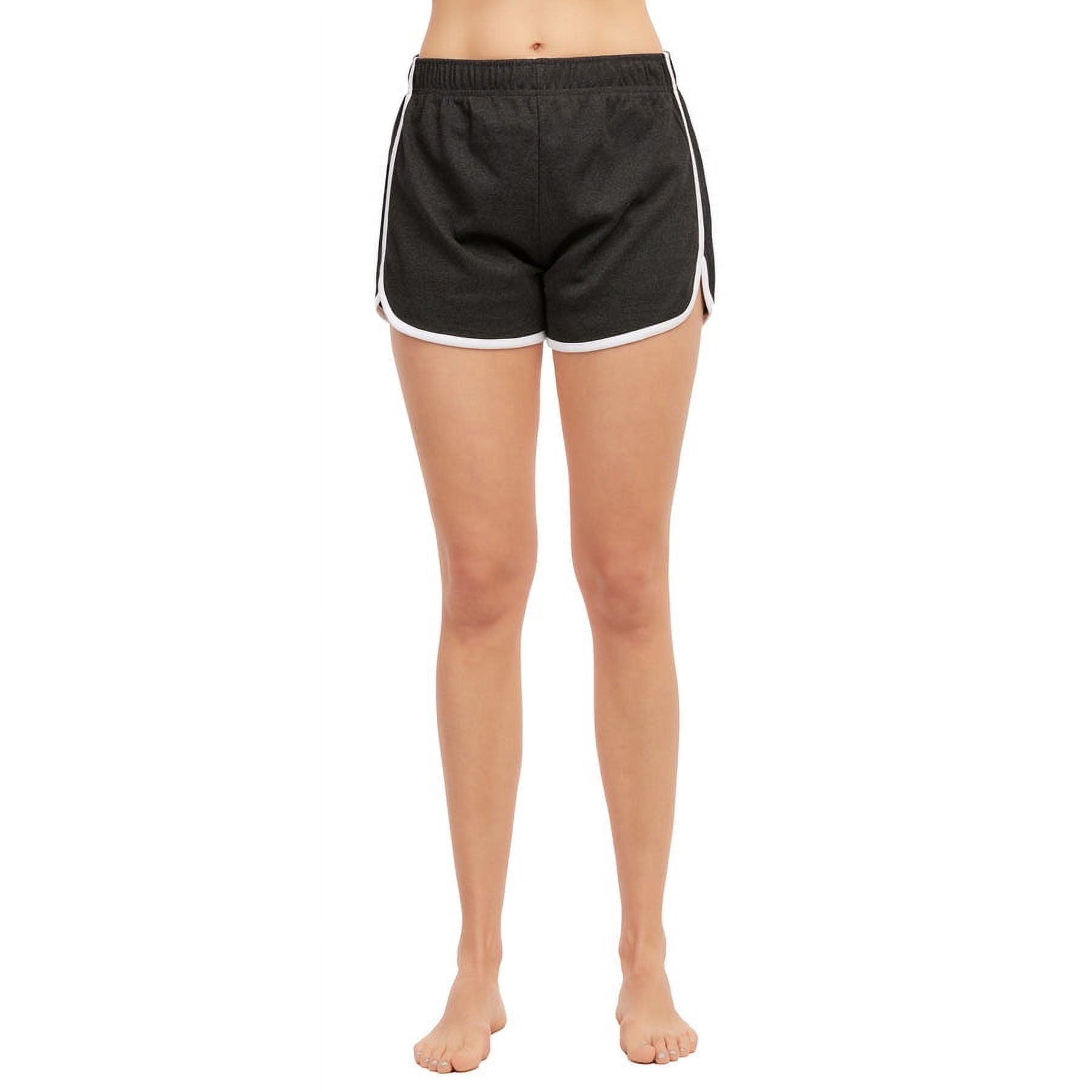 Sofra Women's Casual Comfy Dolphin Hem Workout Active Gym Shorts ...
