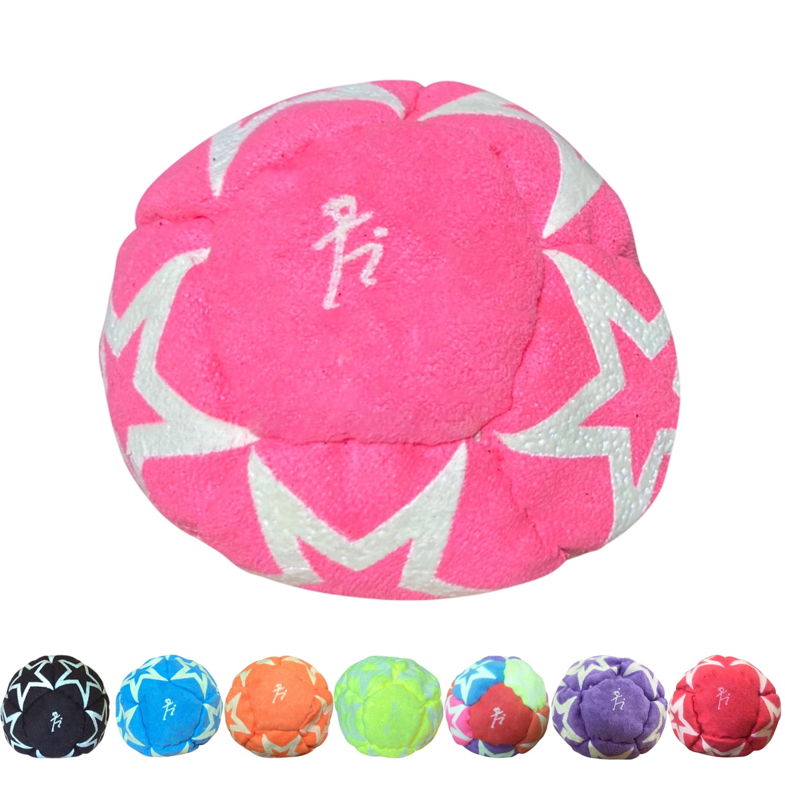 Soft 12-Panel Hacky Footbag Sack, Assorted Color Woven Footbag, Knitted ...
