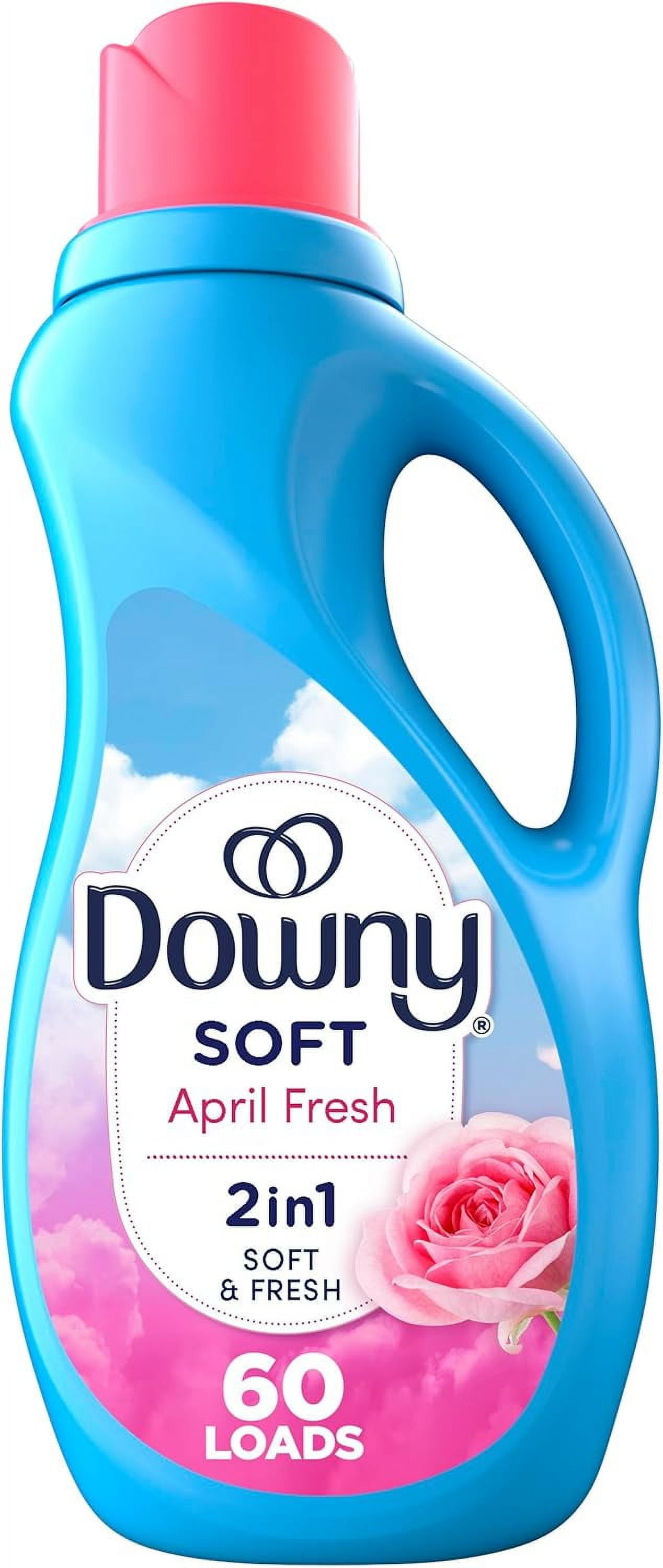 Soft, 2 in 1 Soft and Fresh Liquid Fabric Softener, April Fresh, 44 fl ...