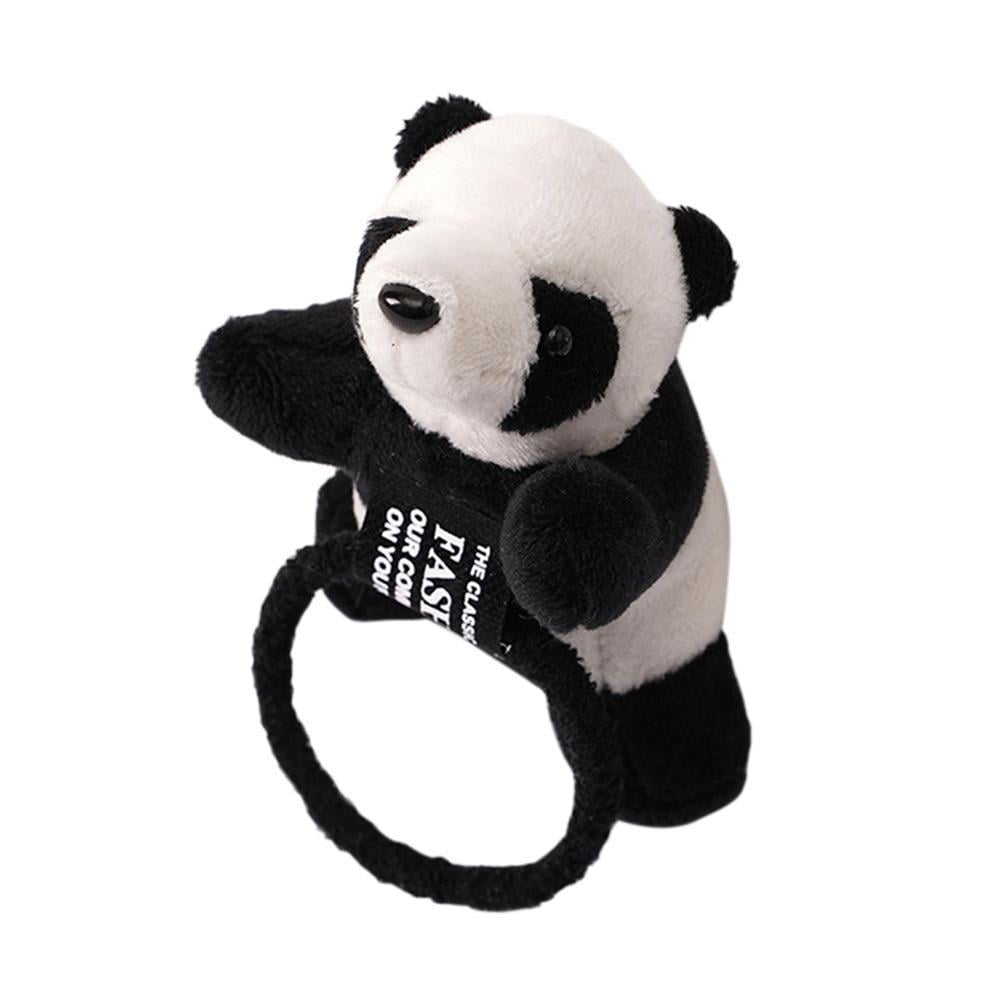 Soft 3D Panda Plush Hair Accessory Set with Clips for Kids Hot V4 I1I8 ...