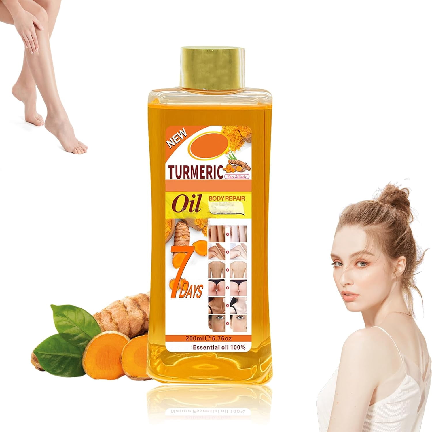 Soft 7 Turmeric Oil, Veetgold Body Oil, Veetgold Oil, Veetgold Turmeric ...
