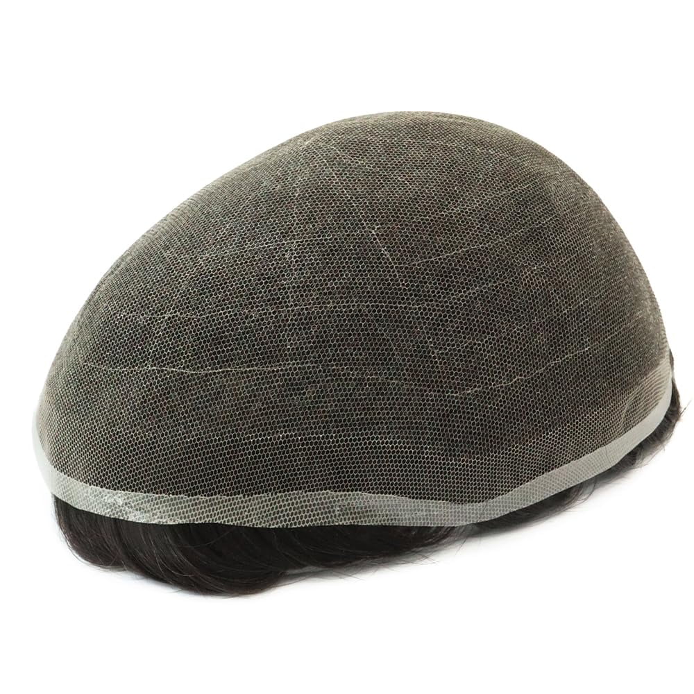 Soft ALL French Lace Base Men Toupee Hair Replacement 100% Human Hair ...