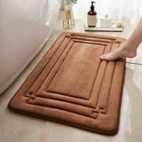 Soft Absorbent Non-Slip Bathroom Floor Mat with Machine Washable ...