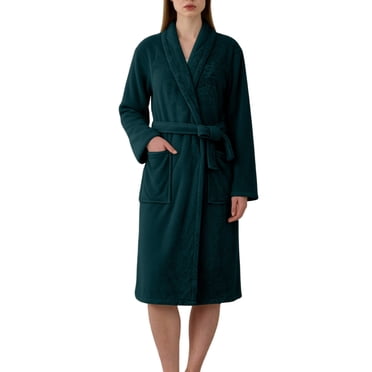 Neweven Hooded Bathrobes for Women, Soft Long Towel Robes for Women ...