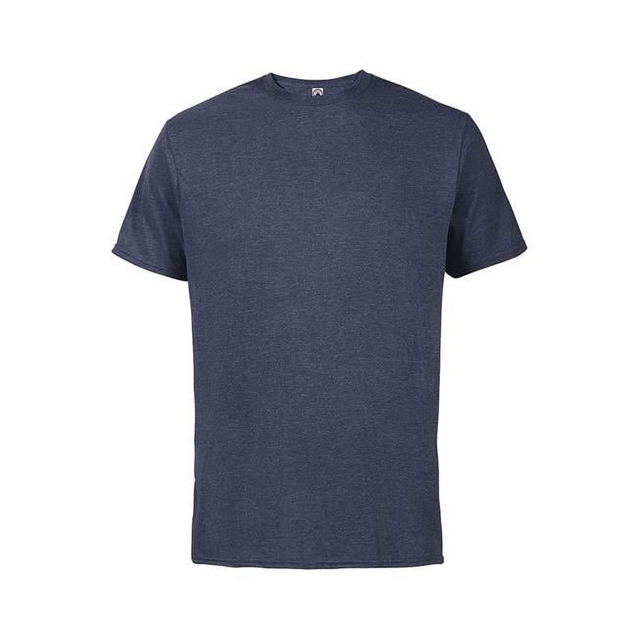 Soft Adult 4.3 oz Soft spun T-Shirt, Denim Heather - Extra Large ...