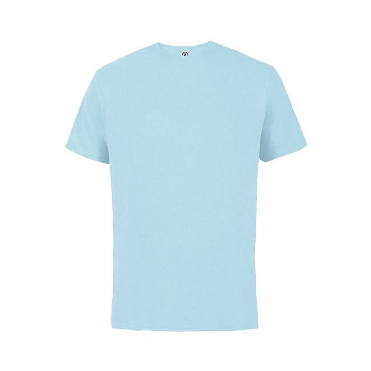 Soft Adult 4.3 oz Soft spun T-Shirt, Pool - 3X - Walmart.com