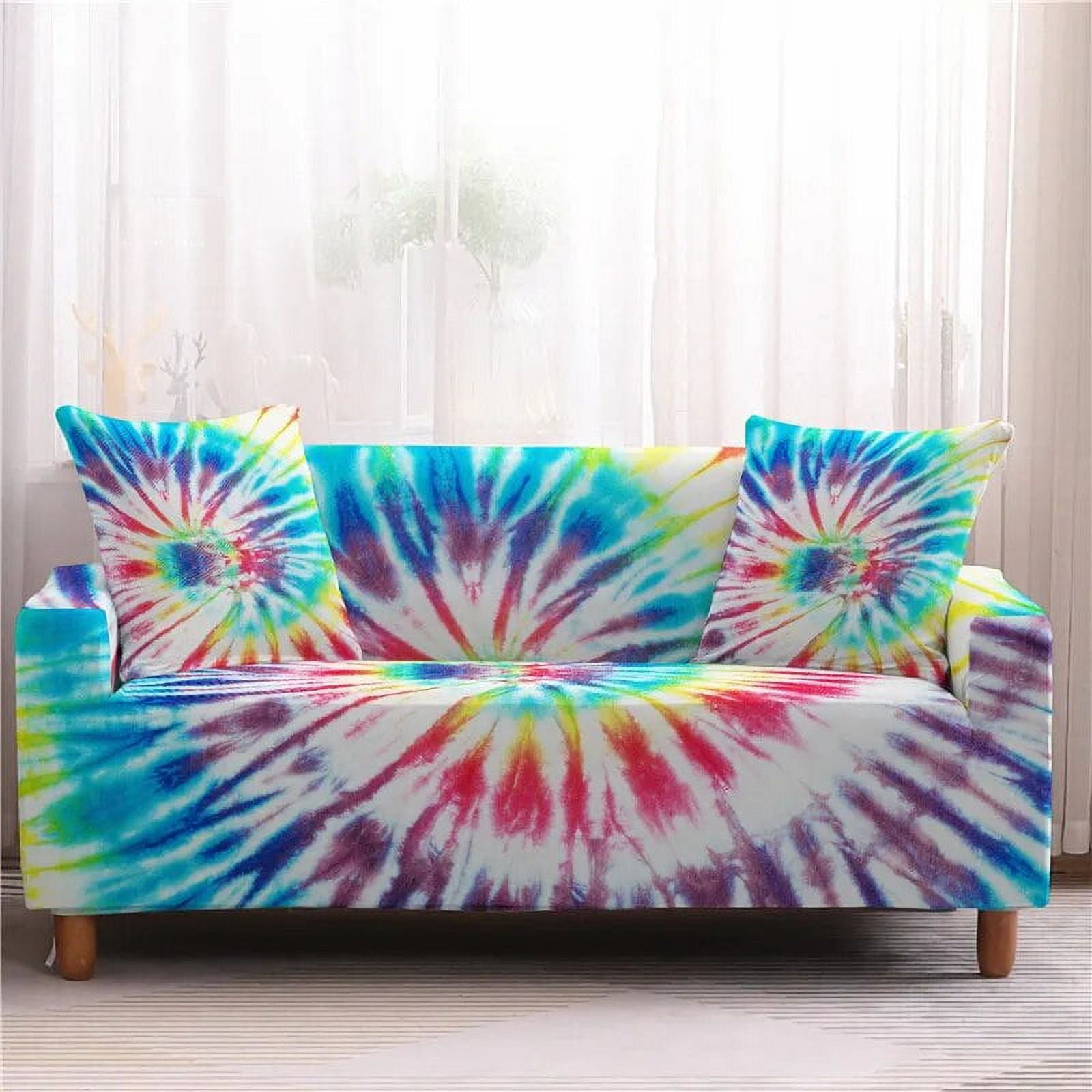 Soft All-inclusive Couch Covers For Living Room 3D Print Colorful ...