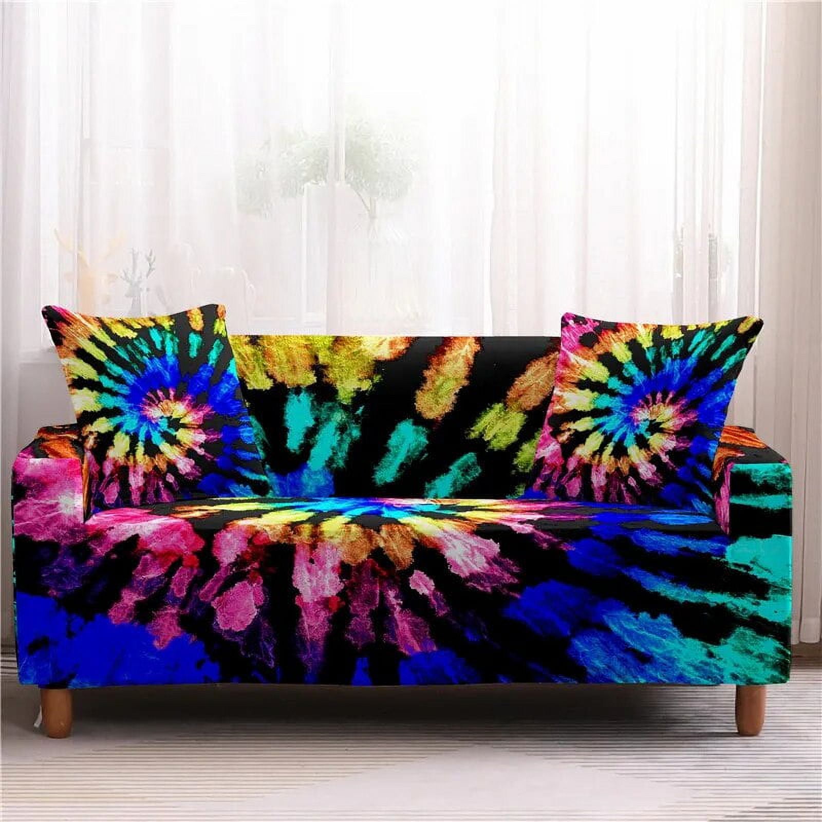 Soft All-inclusive Couch Covers For Living Room 3D Print Colorful ...