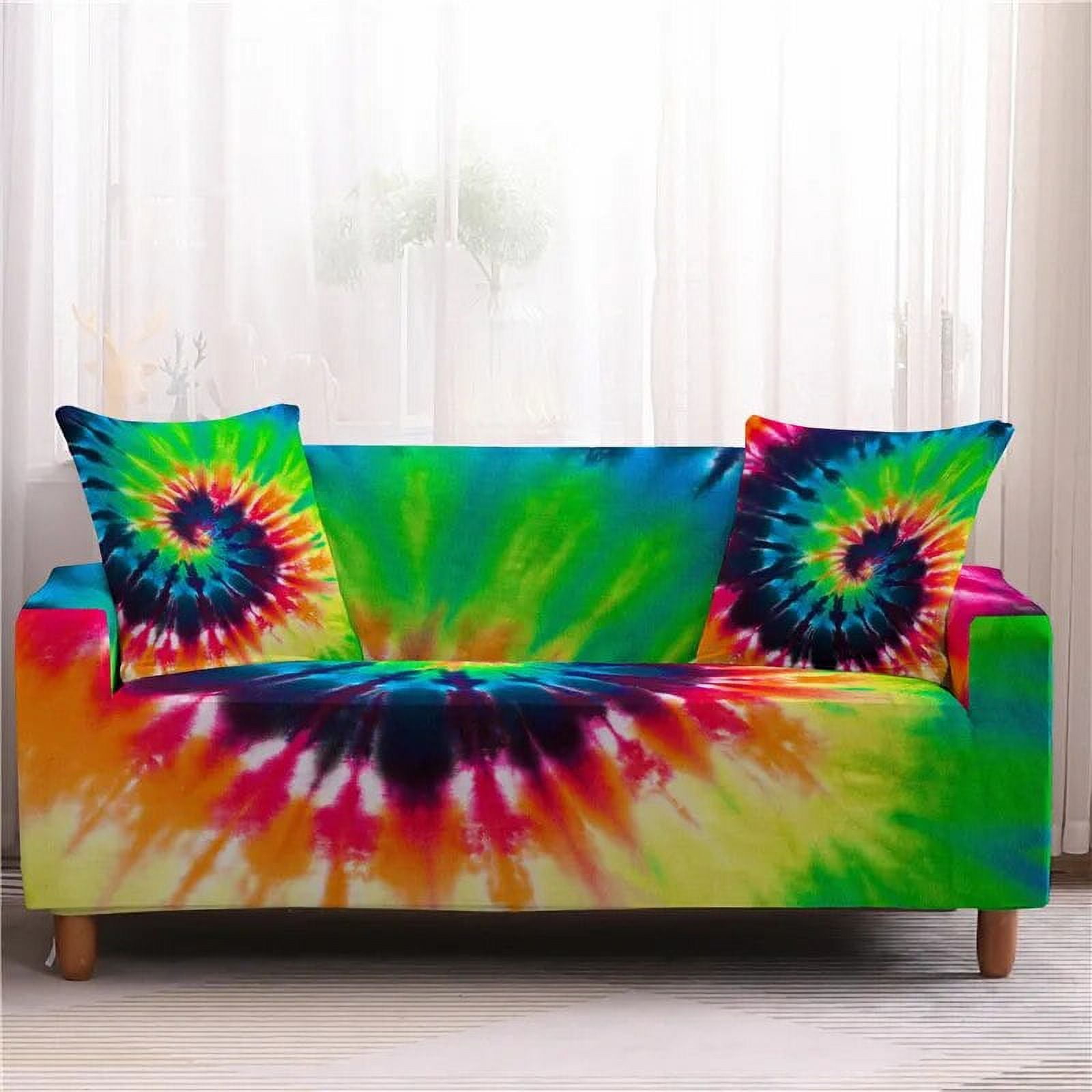 Soft All-inclusive Couch Covers For Living Room 3D Print Colorful ...