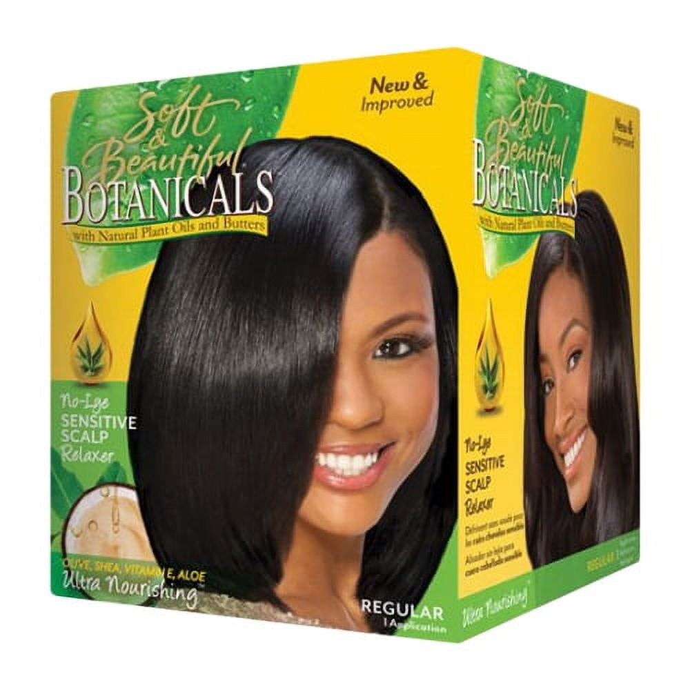 Soft And Beautiful Botanicals With Natural Plant And Butters Relaxer Kit Regular, 1 Ea, 2 Pack ...