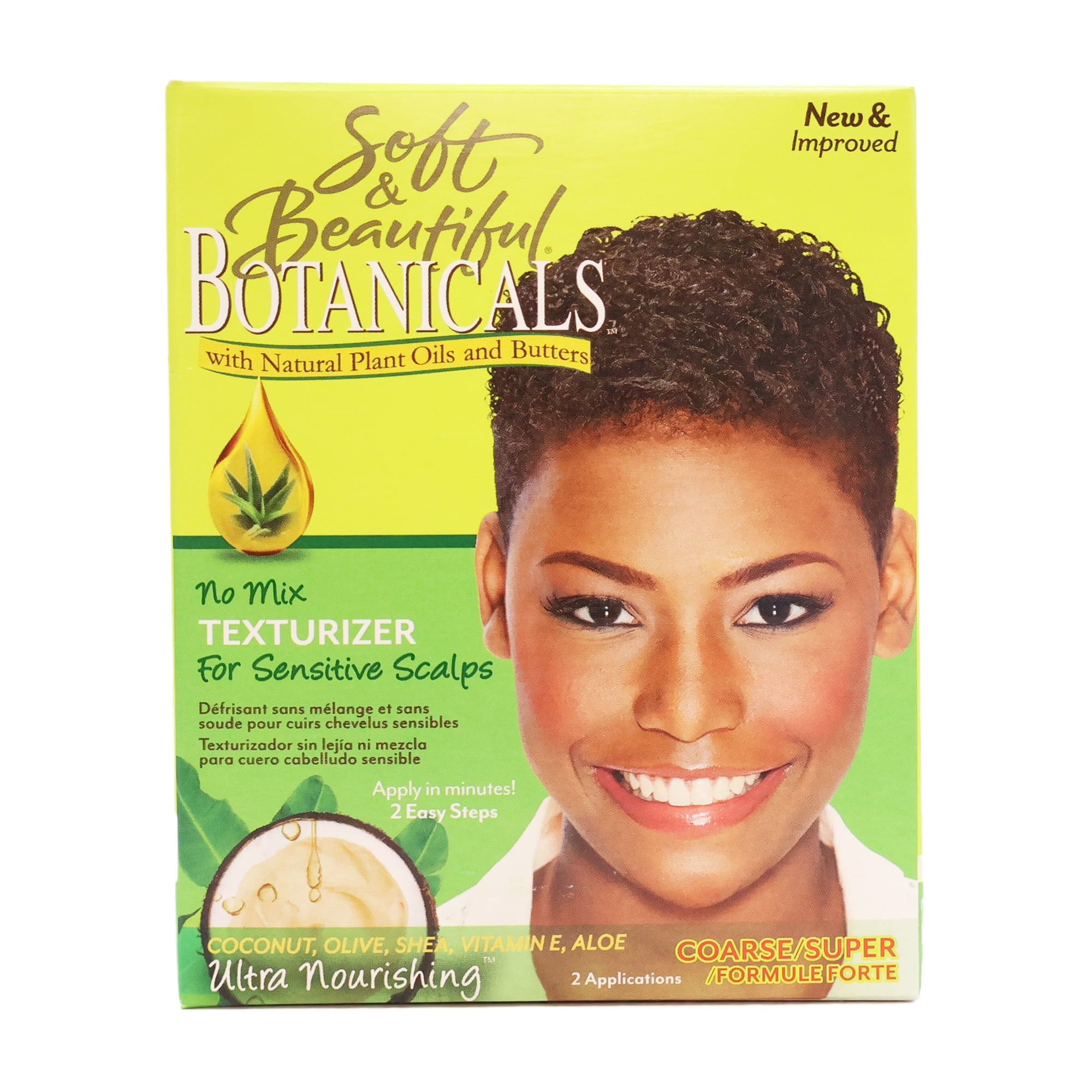 Soft And Beautiful Relaxer Botanicals Texturizer, Coarse, Pack of 6 ...