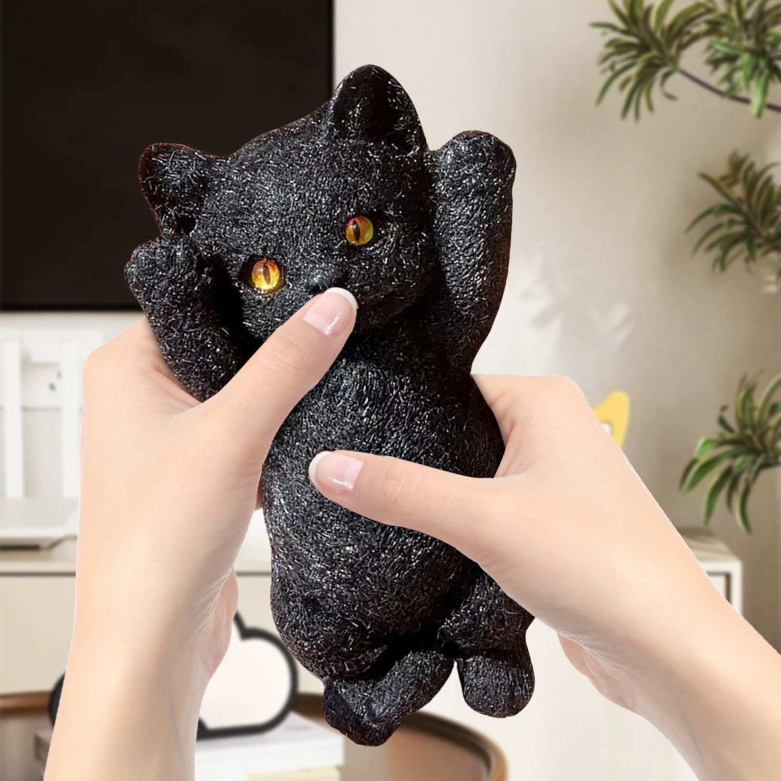 Soft Cat,Fluffy Kitten,Cat Toys,Cute Cat Squeeze Toys,And Fluffy Cat ...