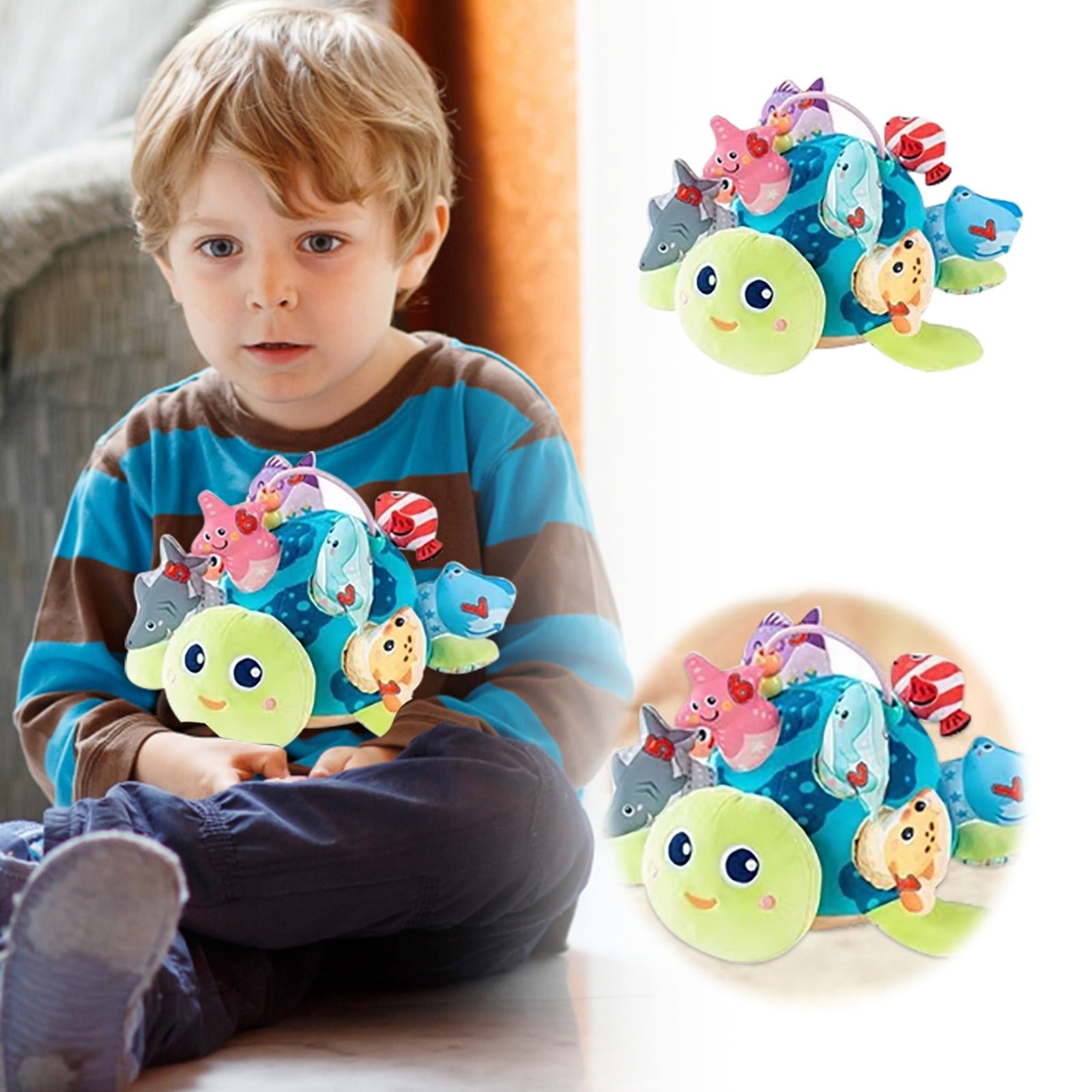 Soft Animal Toys for Babies Educational Preschool Learning Chewable ...