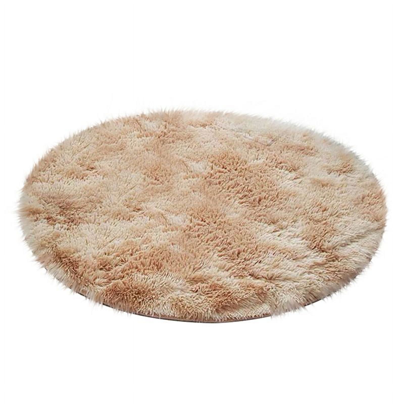 Soft Area Rug, Fluffy Round Rainbow Rugs Plush Non-Skid Indoor Fuzzy ...