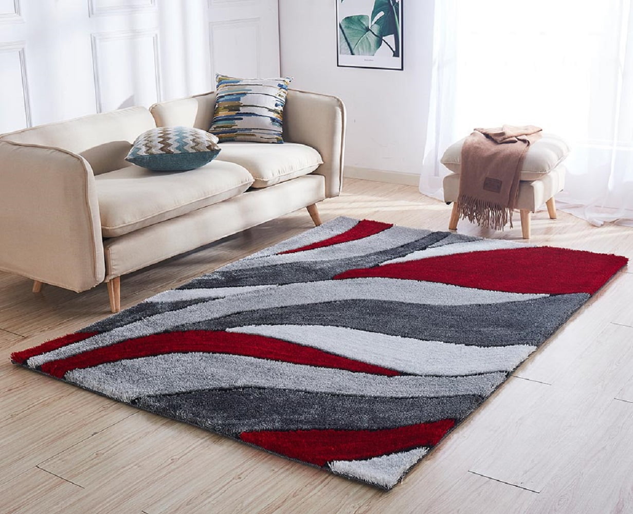 Soft Area Rug, Indoor Ultra Soft Fluffy Plush Rugs for Bedroom Living ...